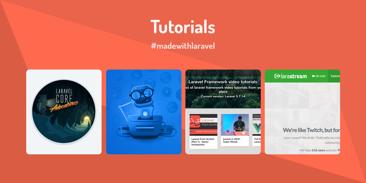 Tutorials - Made with Laravel